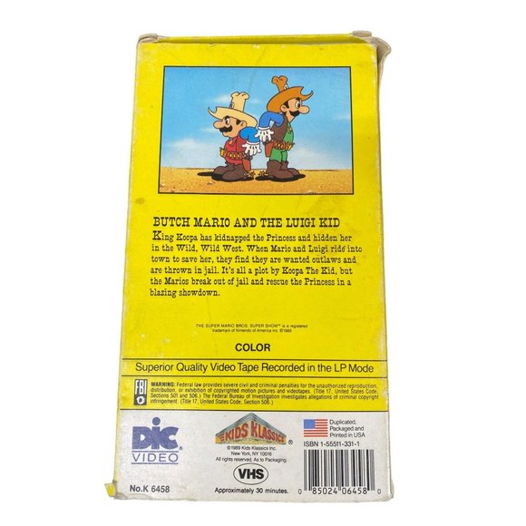 Kids Klassics | Media | Vintage Super Mario Brothers Super Show Butch ...